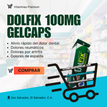 DOLFIX GELCAPS Diclofenaco Potásico 100mg alivia dolores musculares y ...