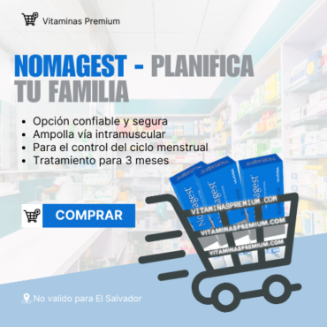 Nomagest: Anticonceptivo hormonal confiable y efectivo – Vitaminas Premium